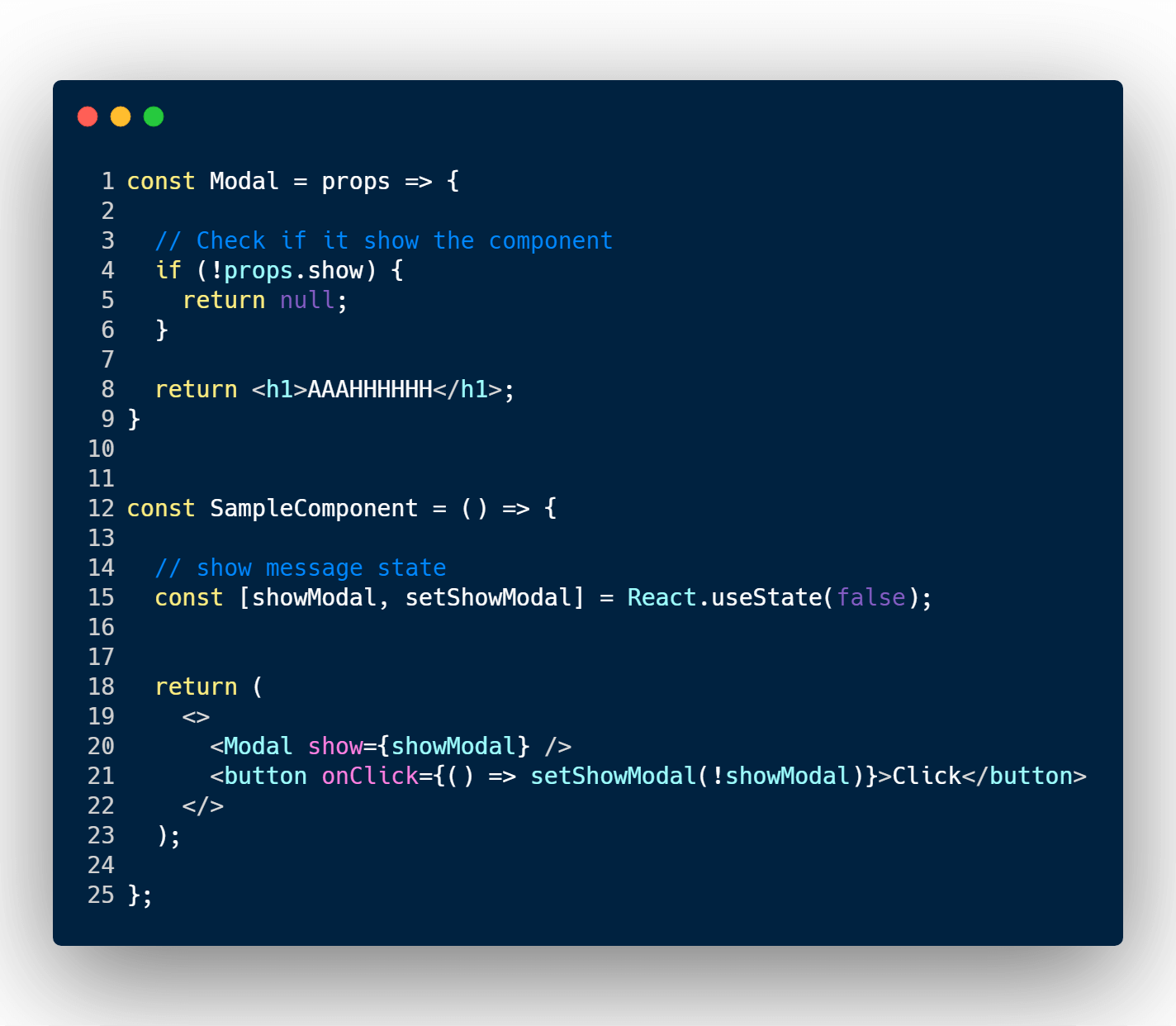 Problem With Conditional Statements In React Hook