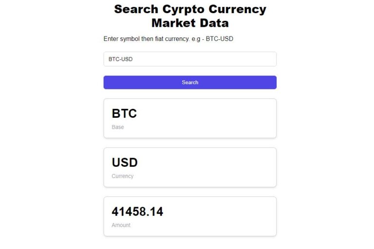 How to get the current price of Bitcoin with Next.js and Coinbase API